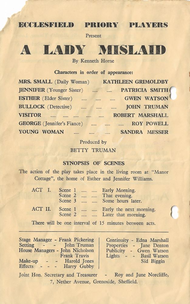 A Lady Mislaid | EPPiC